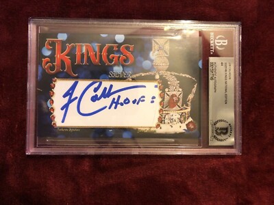 2023 Historic Autographs Kings Silver Cut Auto Jim Calhoun BAS BGS ...