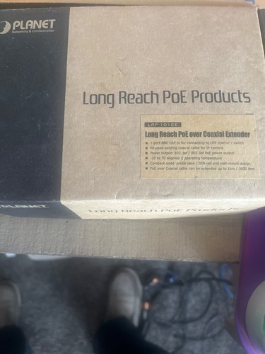 Planet Long Reach PoE over UTP Extender Kit | eBay