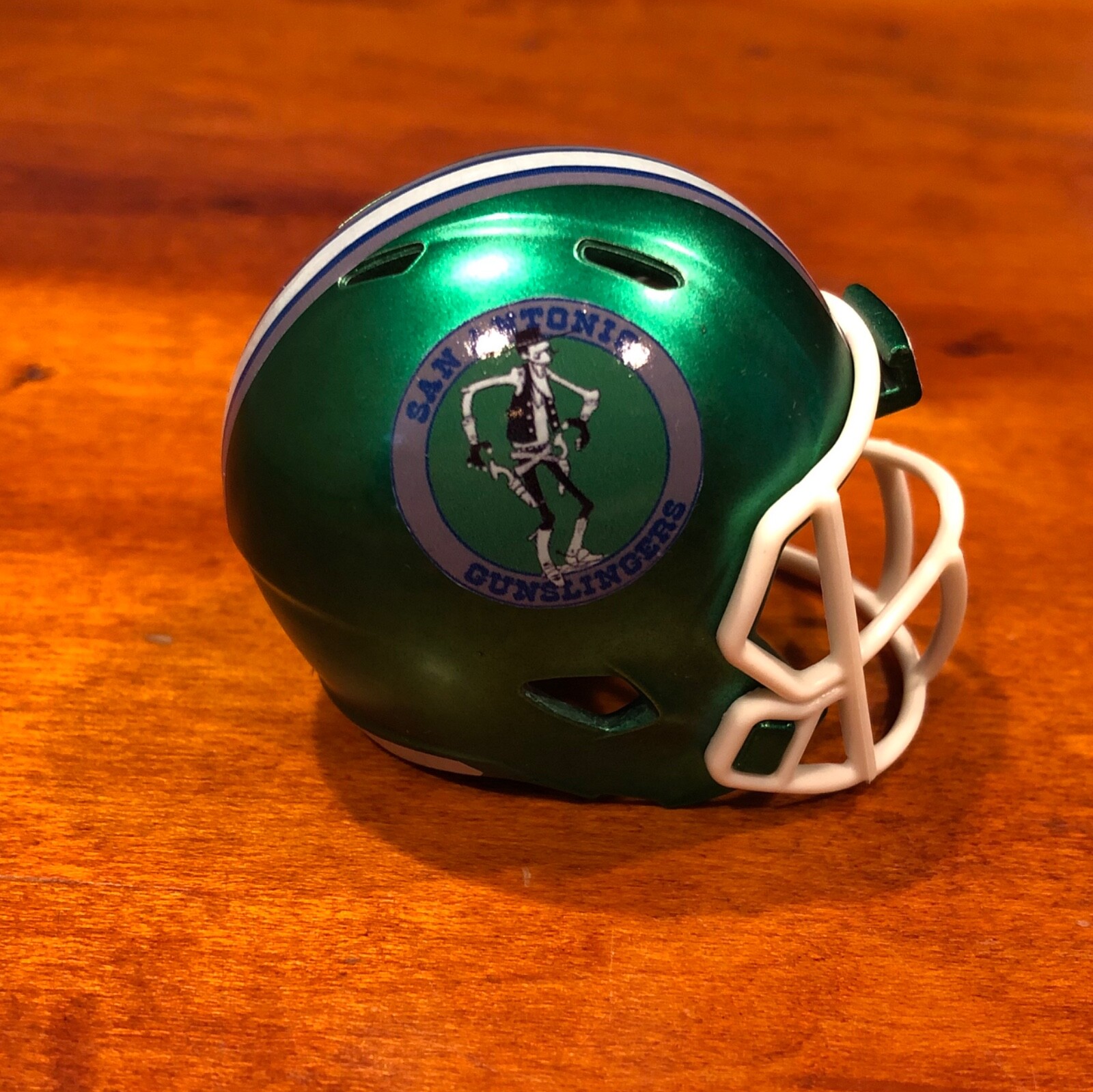 San Antonio Gunslingers 1984-85 USFL custom pocket pro helmet | eBay