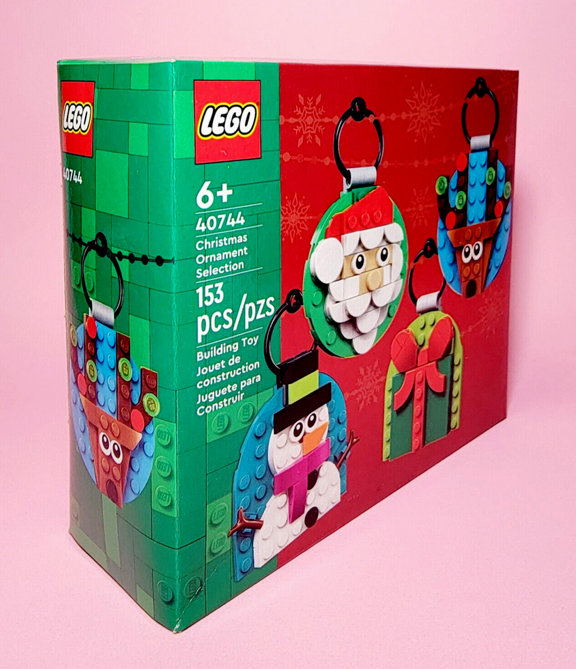 LEGO 40744 Christmas Ornament Selection Santa Claus Deer Snowman ...