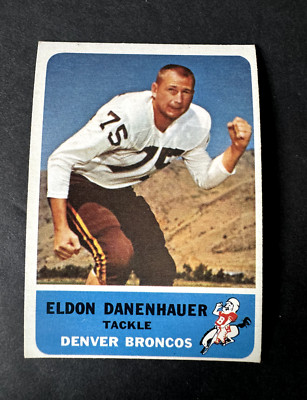 1962 Fleer Football Eldon Danenhauer, #38, Ex | eBay