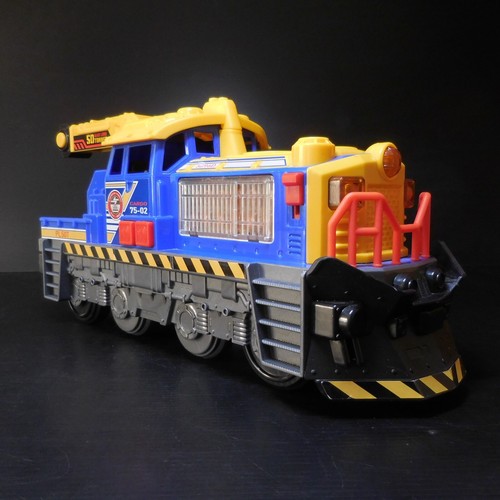 N9485 Express Cargo Train Locomotive Toy Blue Gray Yellow Carrefour ...