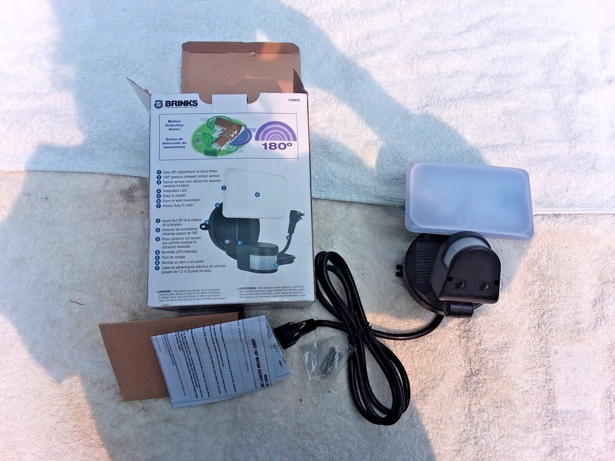 Brinks Motion Activated Security Light Instructions | Shelly Lighting