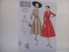 Vogue 2401 V2401 Vintage Model Original 1952 Design Misses' Dress Sz 18 ...