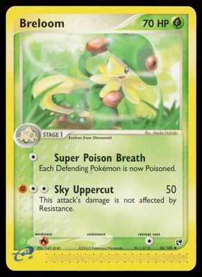 Breloom 33/100 Uncommon Sandstorm Pokémon Card | eBay