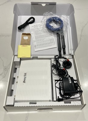 DrayTek 2865 Lac Cellular Router with LTE Antennas * Firmware Upgrade ...