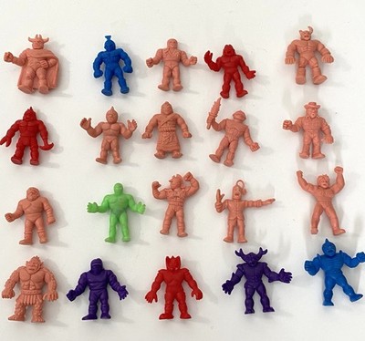 Lot of 20 Vintage 1980s Mattel M.U.S.C.L.E. Muscle Men Kinnikuman Mini ...