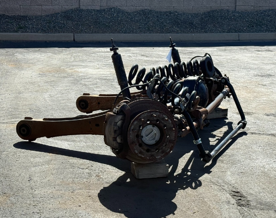 Ford 4x4 F550 Dana 60 Front Axle Assembly w/ suspension springs/arms ...