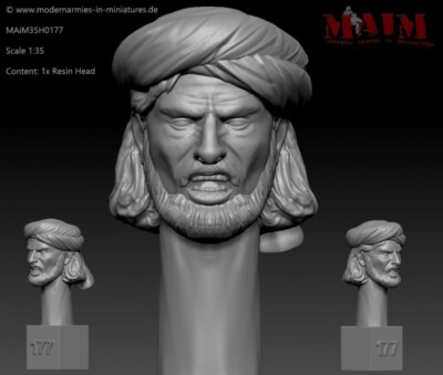 MAiM Models 1/35 Iraqi/Afghan Character Head Set Q (1pcs) | eBay Australia