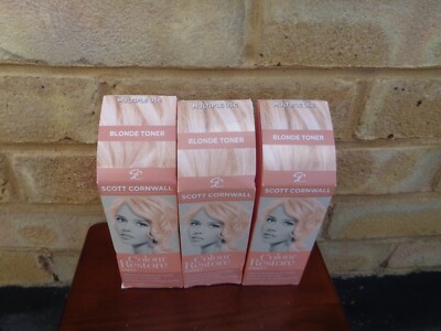 Scott Cornwall blonde toner colour restore candy 100ml (X3) NEW ...