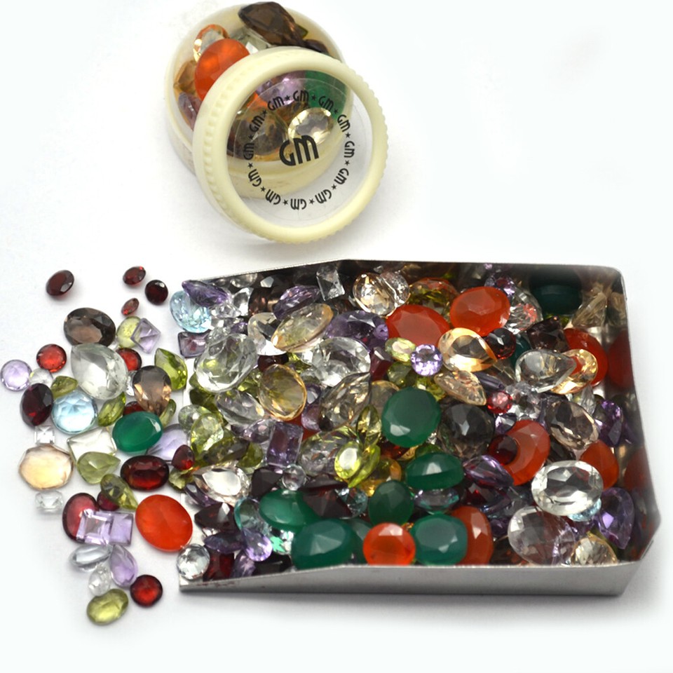 Wholesale Mixed AAA Gemstones, 100% Natural Semi-Precious Loose Gems, 6 ...
