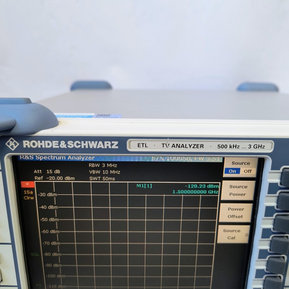 ROHDE & SCHWARZ ETL TV ANALYZER 500 kHz - 3 GHz ETL-B230 2112.0256.02 ...