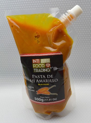 Inti Food Trading Pasta de Aji Panca, Aji Amarillo Paste 17.5oz (bajo ...