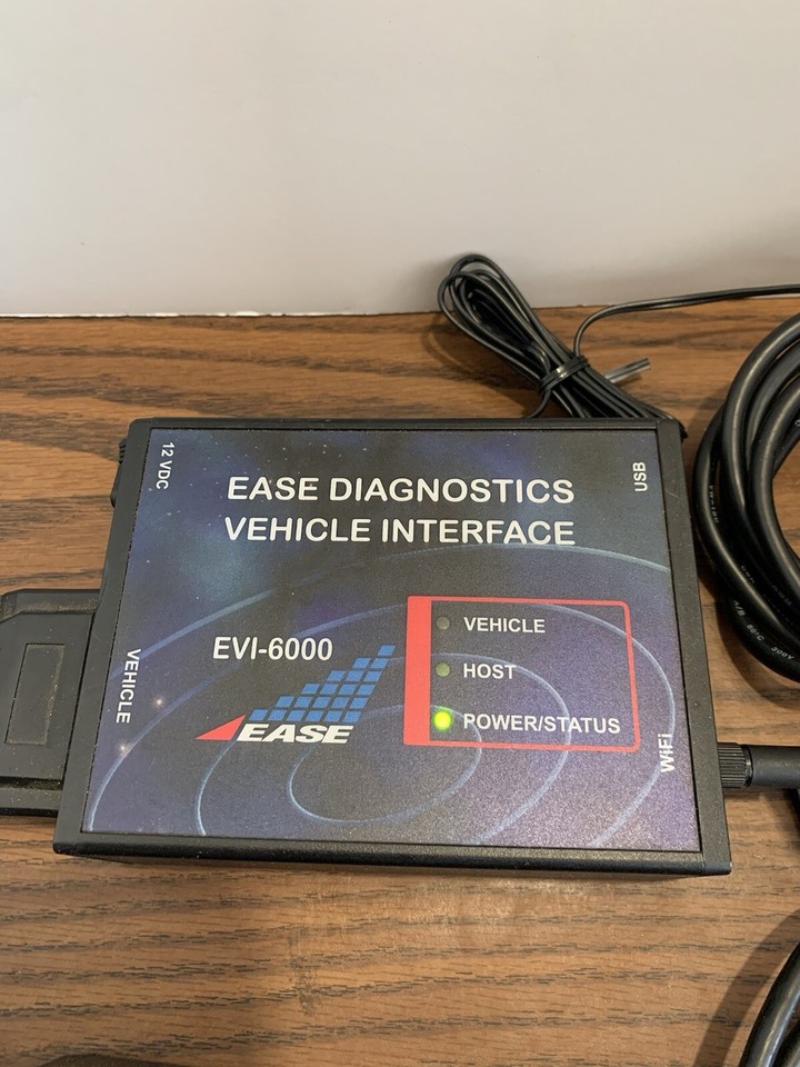 EASE DIAGNOSTICS FVI-12-CAN And EVI 6000 All Set With Car Connections ...