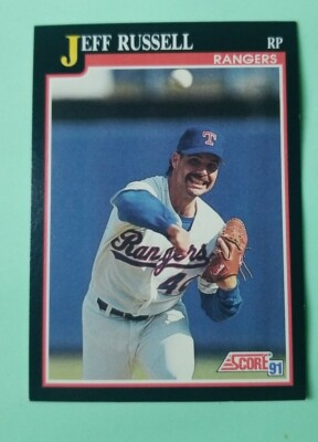 1991 Score #277 Jeff Russell - Texas Rangers | eBay