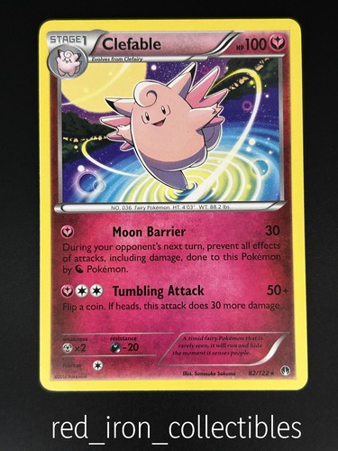 Clefable 82/122 Rare BREAKPoint XY Pokemon Card 2016 | eBay