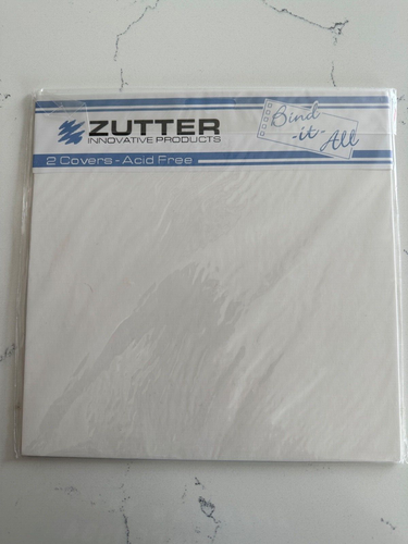 Zutter - Bind-It-All 2 Covers Acid Free 8" x 8" White Scrapbooking ...