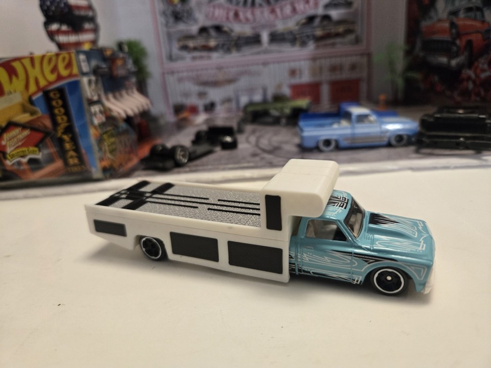 67 C10 HAULER , Hot Wheels, Conversion. Truck Included Fully Assembled ...
