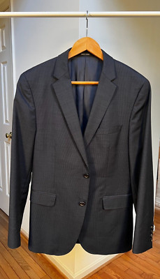 Hugo Boss Eagle 5 / Shade 1 Blazer Jacket Blue Men's Size 38S 100% ...