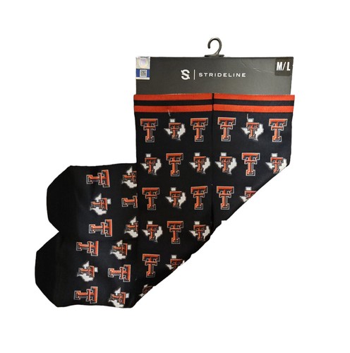 Texas Tech Red Raiders Men's Dress Socks University Strideline NCAA ...