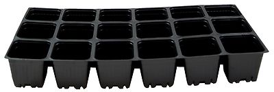 18-Cell Deep Insert Trays - Seed Starting 1801 Large Growing Flats - 50 ...