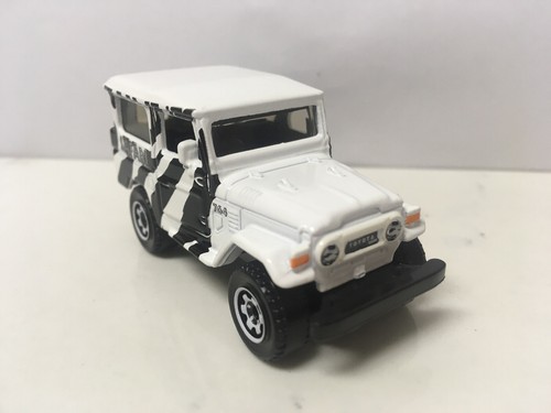 2010 Matchbox White Black Zebra Stripe 1968 Toyota Land Cruiser Fj40 ...