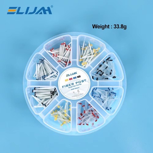 Dental Quartz Fiber Posts Teeth Restorative Screw Straight Endo Post ...