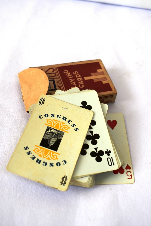 Vintage Bonus Playing Cards Deck Made In U.S.A With Original Box ...