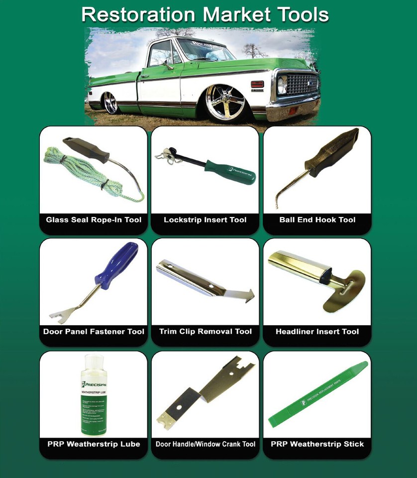 NEW Complete 8-PC Weatherstrip Tool Kit Window Windshield Seal ...