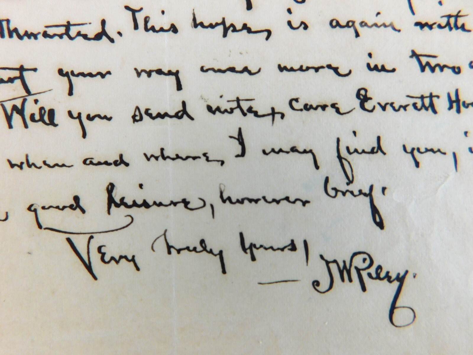 James Whitcomb Riley 1888 Autograph Letter Signed - "Hoosier Poet" | eBay