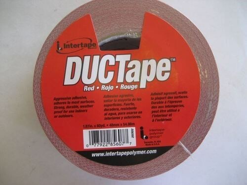 (1158.) Intertape DUCT Tape 1.87" W x 60 yards Long - Red | eBay