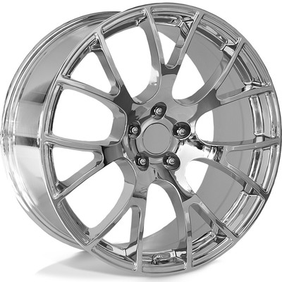 2 Wheels 22" Replica 161 22x9.5 5x127 Chrome 35ET 71.5CB (161C-22957335 ...