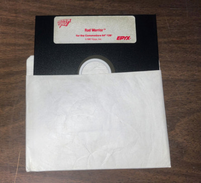 Rad Warrior Commodore 64 C64 Game on 5.25" disk | eBay