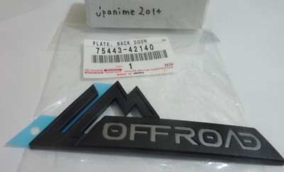 JDM Toyota RAV4 XA50 Emblem Emblem Rear OFF ROAD ADVENTURE Genuine OEM ...