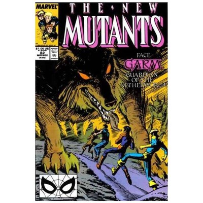 New Mutants #82 - 1983 series Marvel comics VF+ Full description below ...