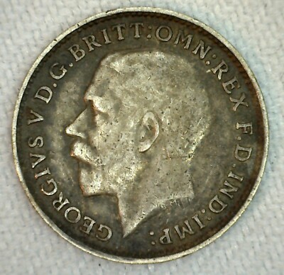1917 Great Britain Threepence 3 Pence Coin Silver Extra Fine | eBay