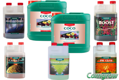 CANNA COCO A&B & Additives 1L/5L - Complete Coco Nutrient Pack ...