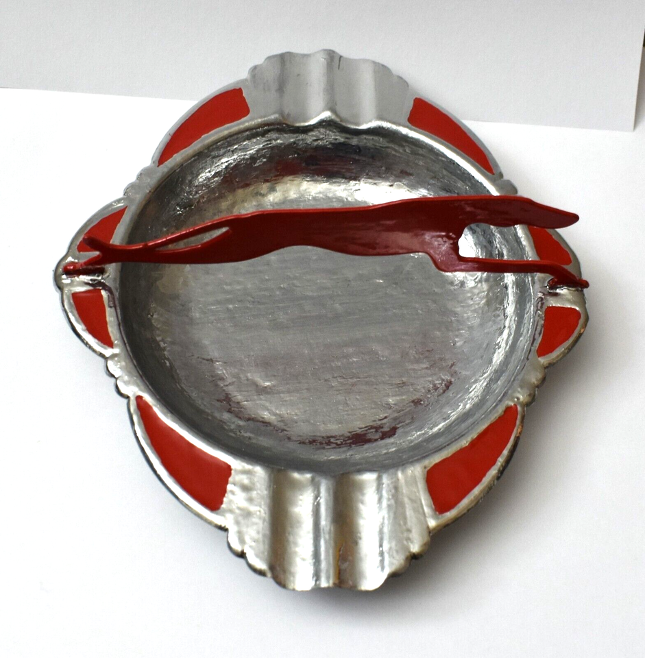 Art Deco Greyhound Bus Line Ashtray Antique Ryson U.S.A. Handled | eBay