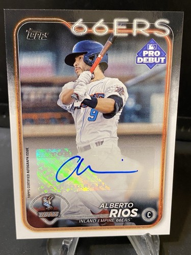 2024 Topps Pro Debut #PD-162 Alberto Rios RC Auto | eBay