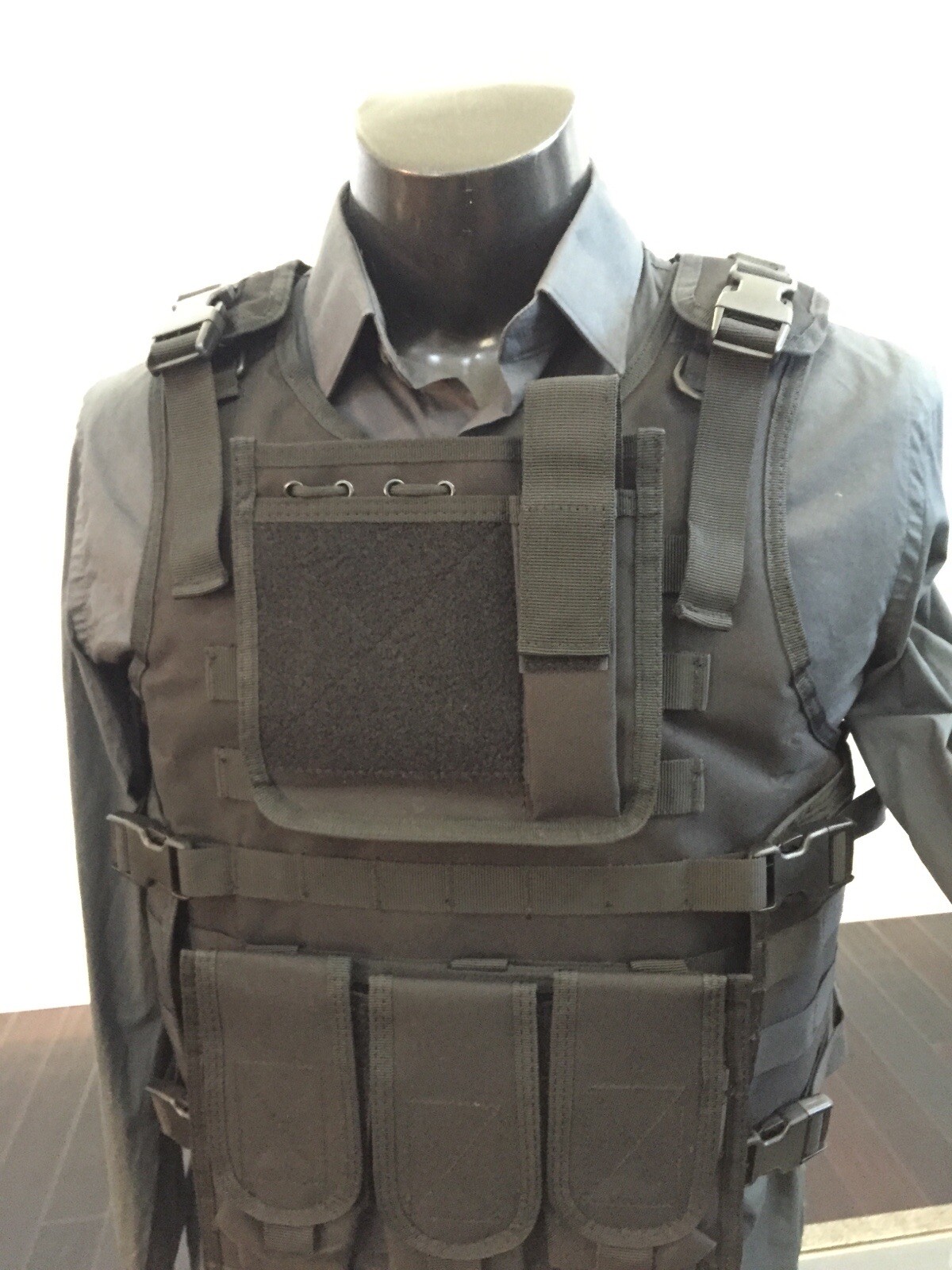 body armor Plate Carrier M L XL 2XL 3XL Black Concealable | eBay