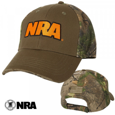 NRA Zeroed in Embroidered Camo Hat Cap Adjustable Fit Authentic ...
