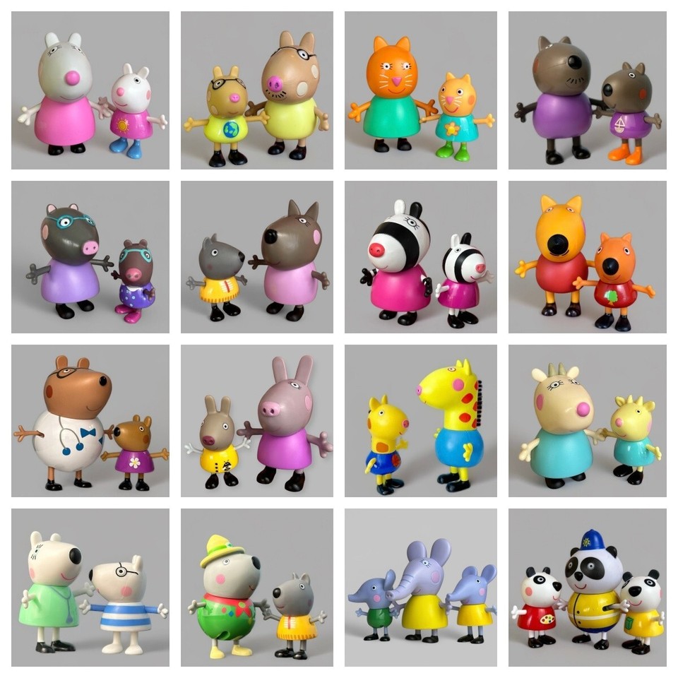 🎯Fully Catalogued Peppa Pig Figures Toys 100+ Characters, Choose ...