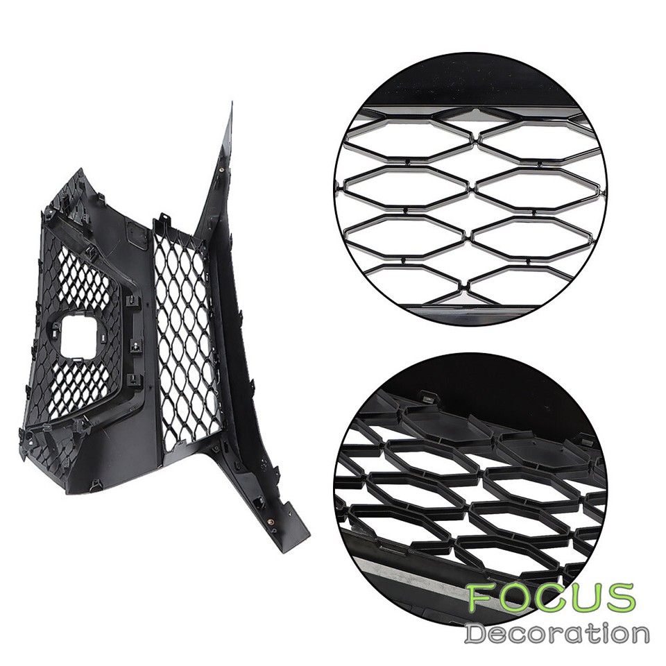 For 2019-2021 Nissan Maxima Front Upper Grille Grill Black W/Chrome ...