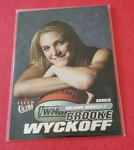 2001 Ultra Fleer WNBA Rookie Brooke Wyckoff RC #124 Orlando Miracle ...