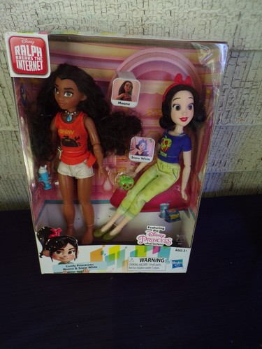 Disney Wreck It Ralph Comfy Princess Snow White and Moana Doll Set FREE ...