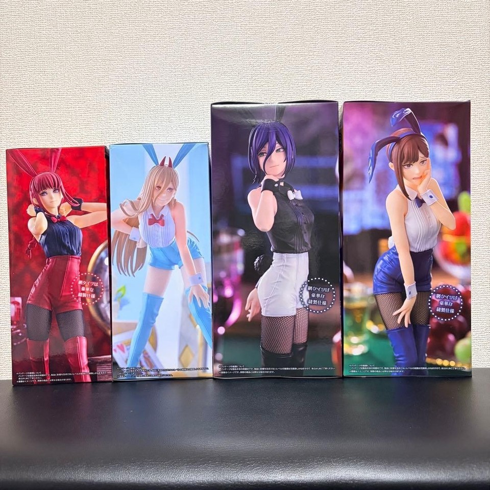 Chainsaw Man BiCute Bunnies Figure Power & Makima ＆ Kobeni ＆ ReZe ...