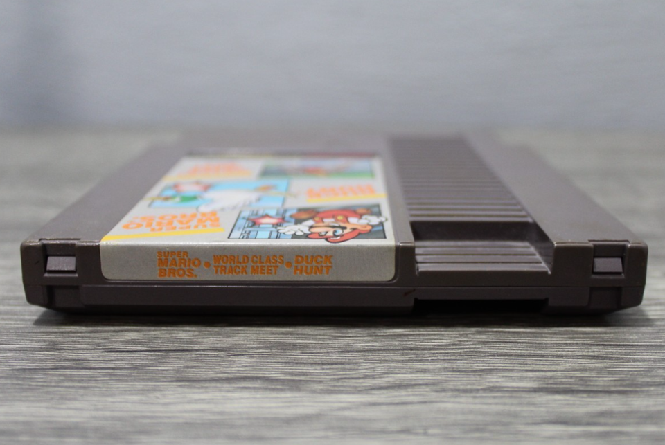 TESTED WORKS Super Mario Bros Duck Hunt Track Meet NES Nintendo ...