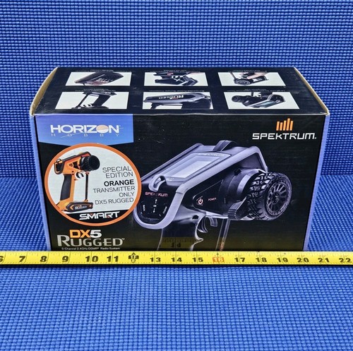 Spektrum DX5 Rugged DSMR TX Only Orange SPMR5200O Radios 5 channel ...