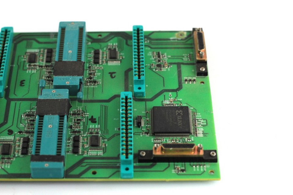 Xilinx FPGA Test / Programming Board ? Industrial PCB with Textool ZIF ...