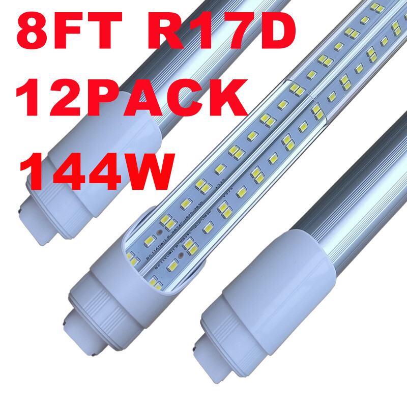 T8 8FT Strip Lights R17d HO 144W LED Tube Light Bulb 8 Foot LED Shop ...